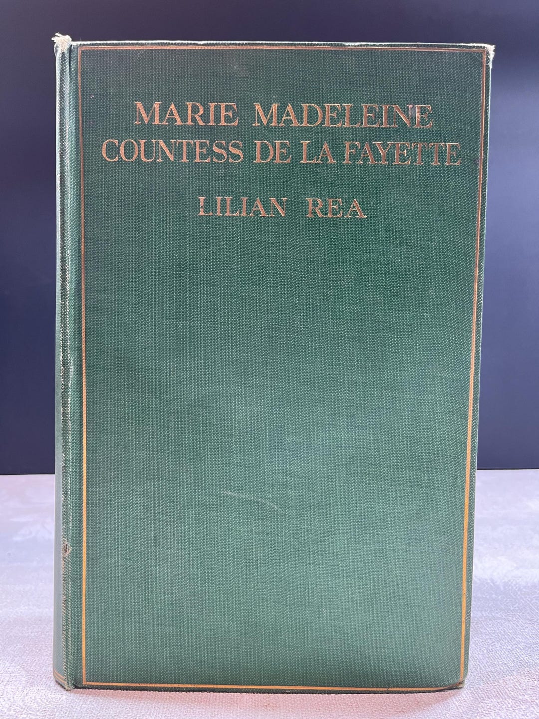 1908 the Life and Times of Marie Madeleine Countess of La Fayette by ...