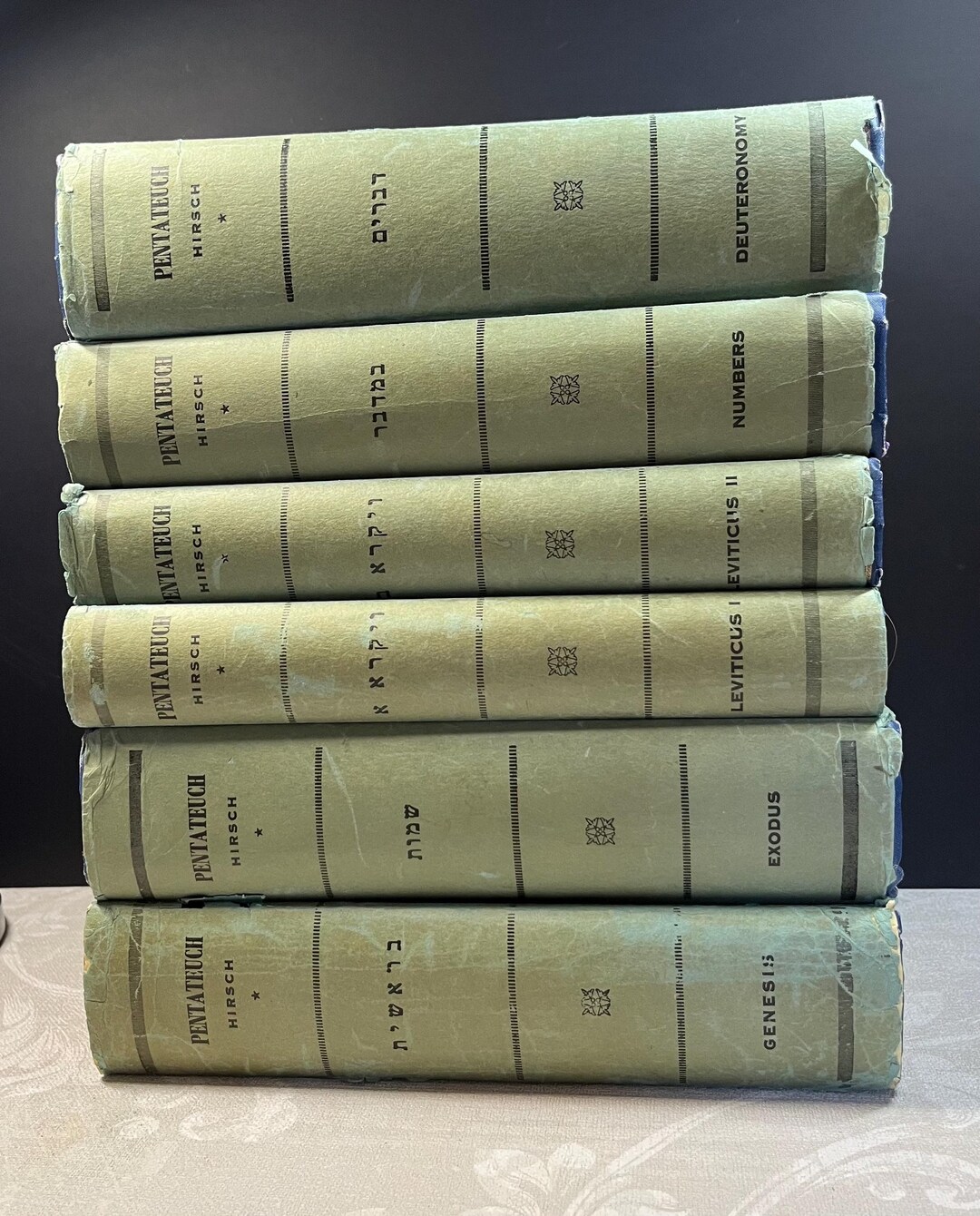 1963 the Pentateuch Translated & Explained Hirsch Levy 2nd Ed Complete ...