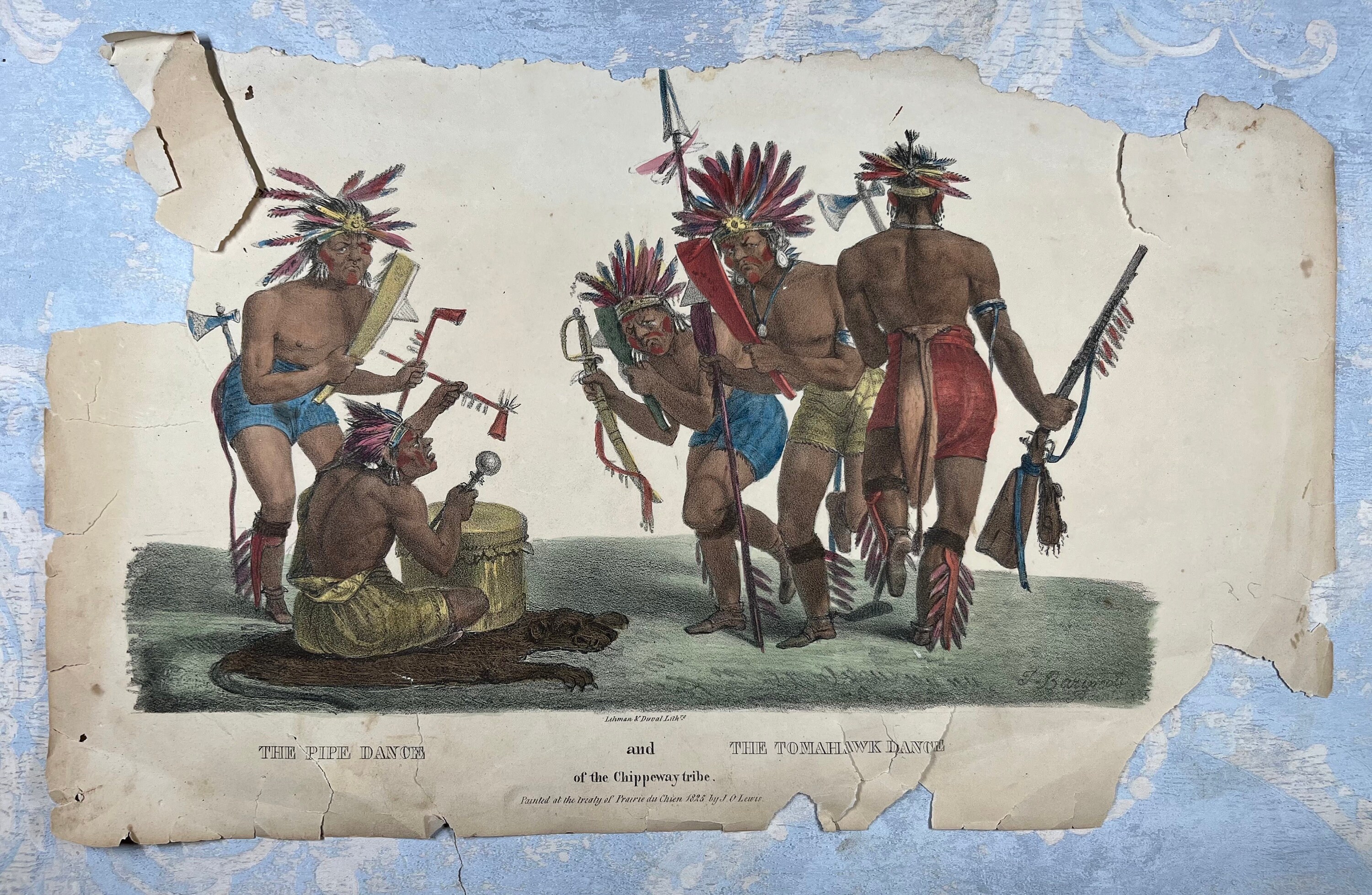 1835 Aboriginal Portfolio Native Americana First Peoples Art Lewis ...