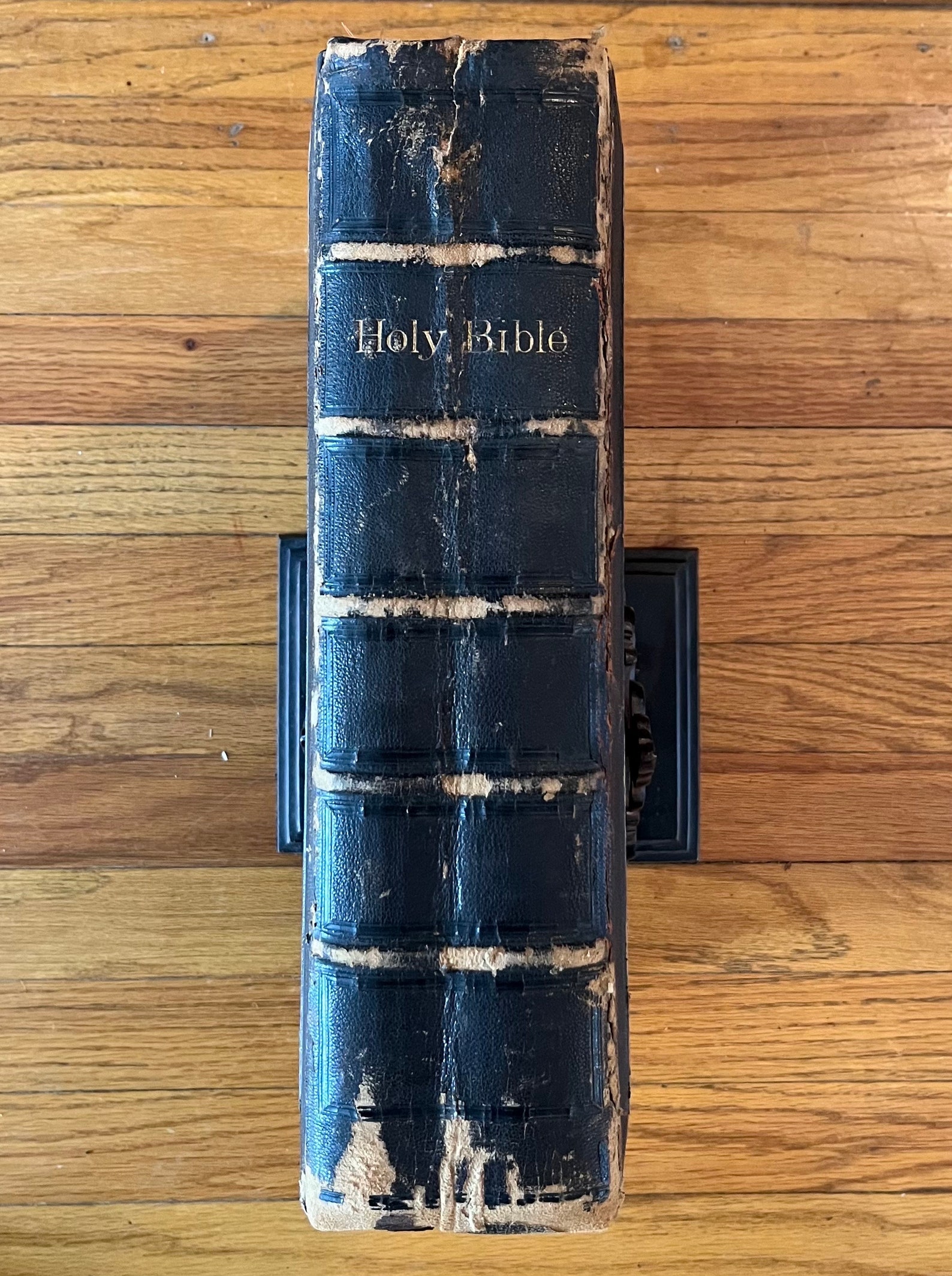 1884 Holy Bible Mega Huge Leather Personal Pulpit Copy Rev. George ...