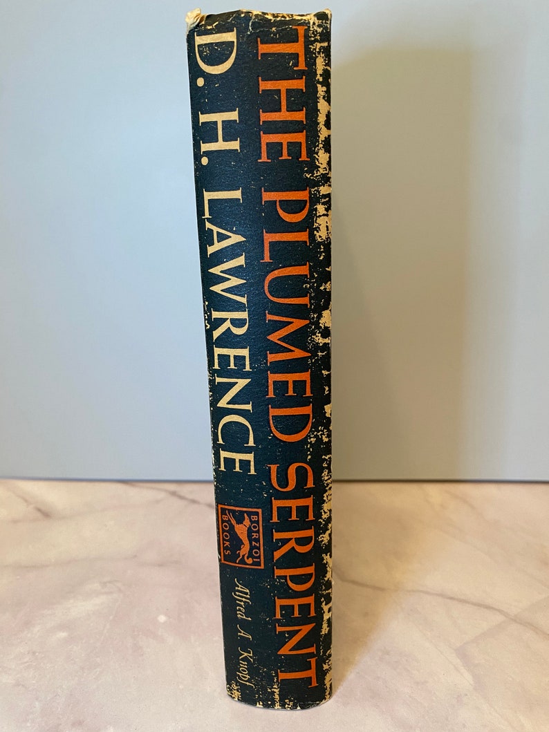 1951 the Plumed Serpent by D.H Lawrence Knopf 4th Printing - Etsy