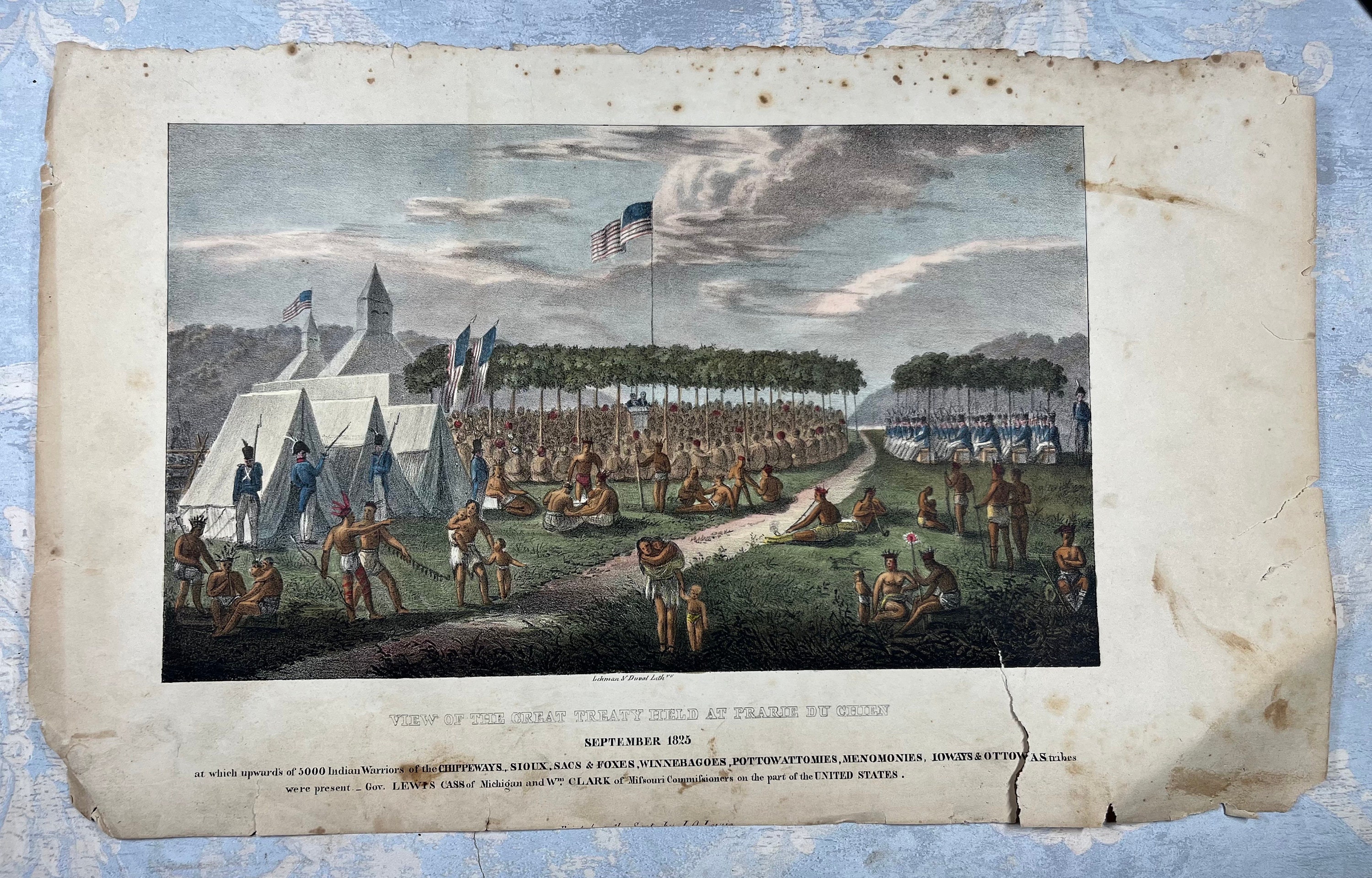 1835 Aboriginal Portfolio Native Americana First Peoples Art Lewis ...