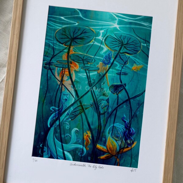 Mermaid Fine Art - Etsy