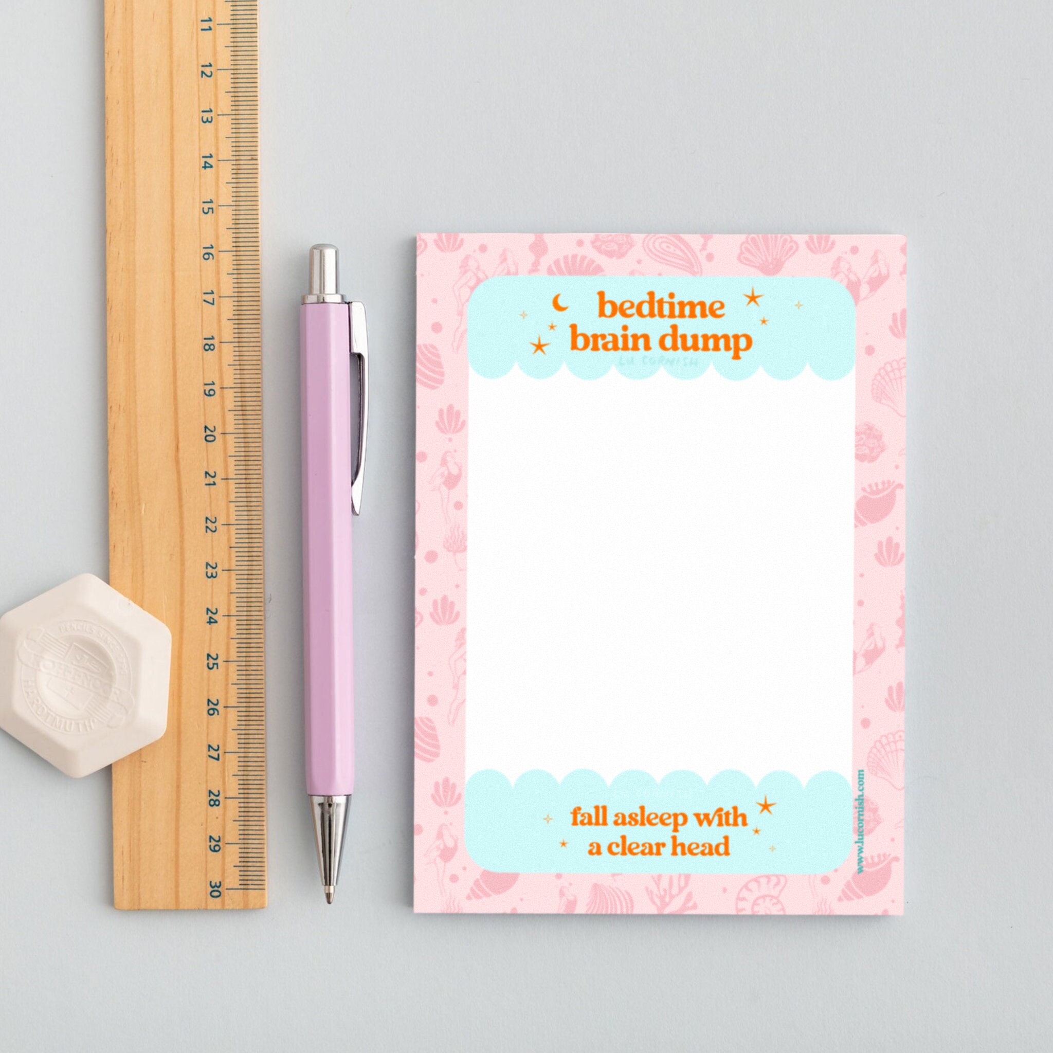 Brain Dump A6 Notepad — Lu Cornish