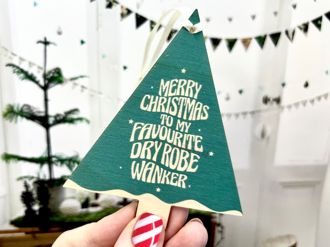 Dryrobe Wnker Sweary Funny Christmas Decoration Wild Swimmer Gift Open ...