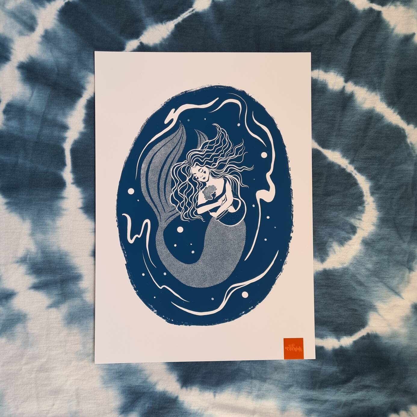 Mermaid Wild Swim Art Print Cold Water Swimming Wild | Etsy