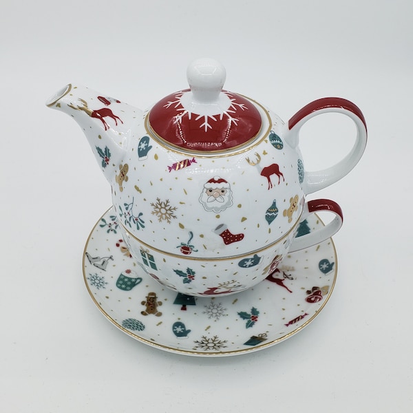Christmas Teapot - Etsy