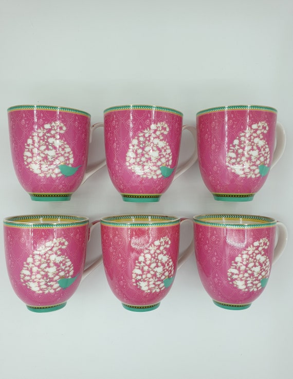 PINK COFFEE MUG Unique Mug Pottery Mug Handmade Porcelain | Etsy