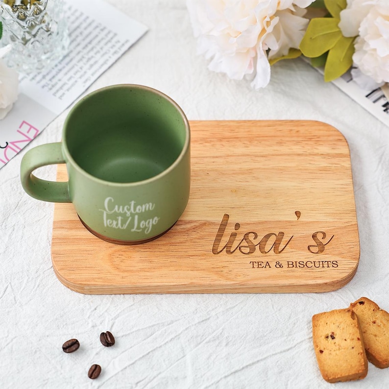 Custom Stoneware Mug, Engraved Logo Coffee Mug, Tea Cup, Ceramic Mug ...