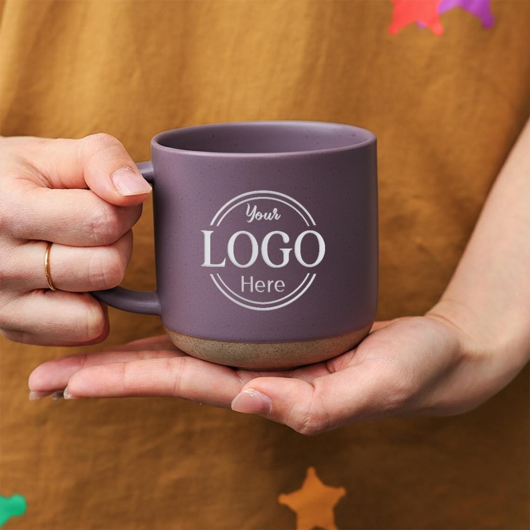 Custom Stoneware Mug, Engraved Logo Coffee Mug, Tea Cup, Ceramic Mug ...