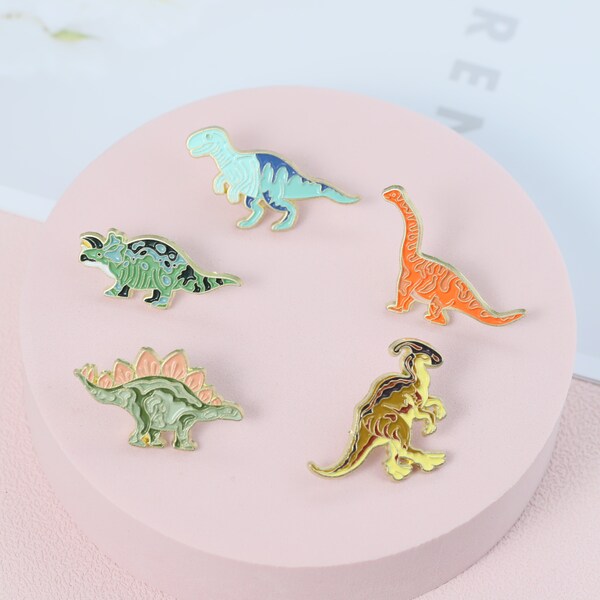 Dinosaur Pin - Etsy