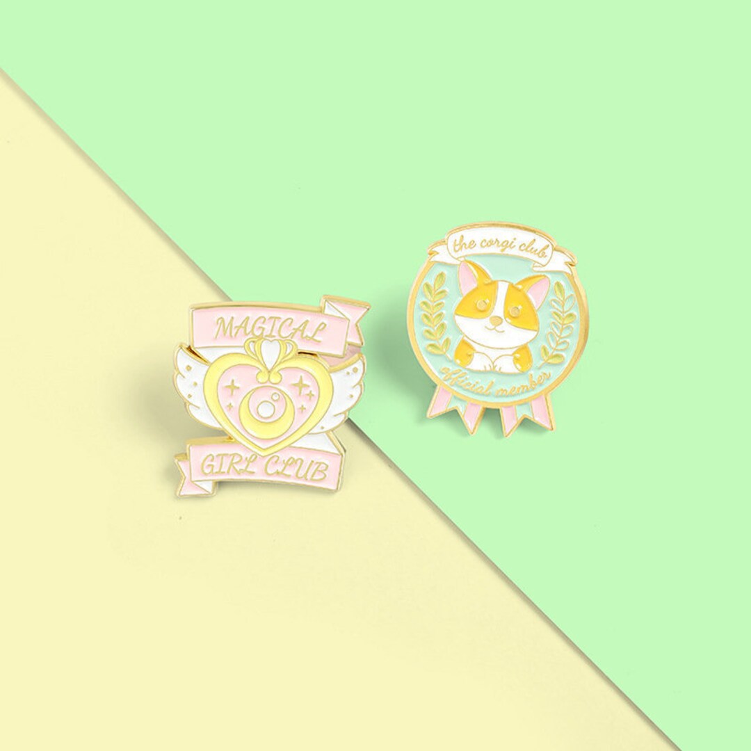 Cartoon Cute Puppy Love Pins Enamel Pin Set Hard Enamel Pins - Etsy