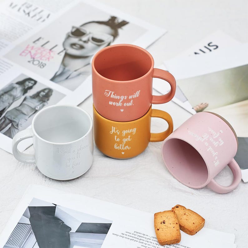 Personalized Handwriting Mug, Engraved Ceramic Mug With Your Text ...