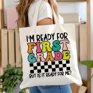 Back to School Png, I'm Ready for First/second/third Grade PNG ...