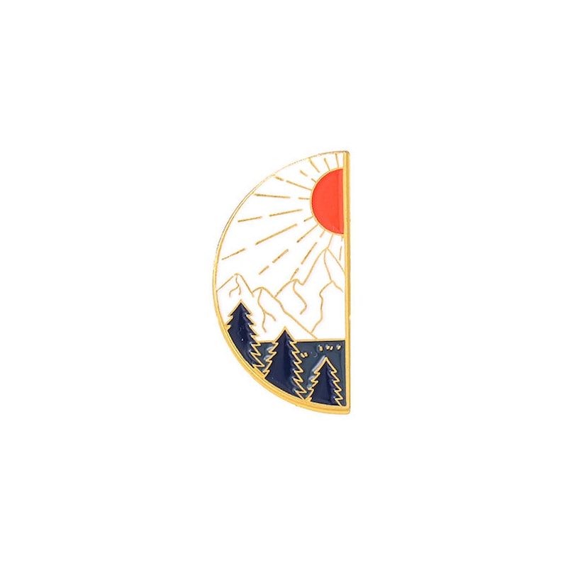 Day and Night Enamel Pins Lapel Pin Birthday Gift for Her - Etsy UK