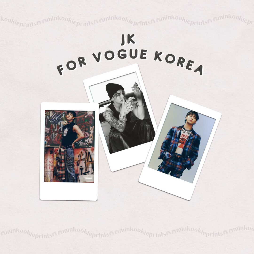 JK Vogue Korea Photoshoot Instax Prints Kpop Instant - Etsy