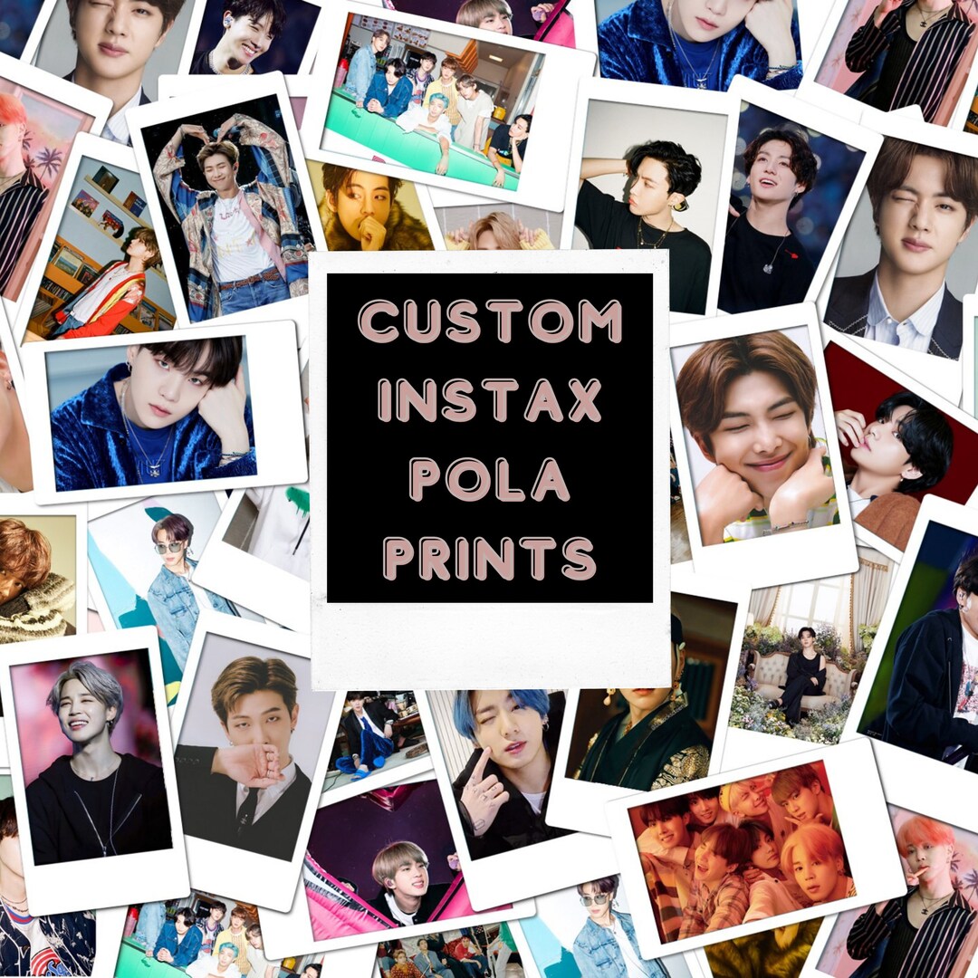 Personalisierte Kpop Instax Prints Retro Drucke für ARMY Kpop Instant ...
