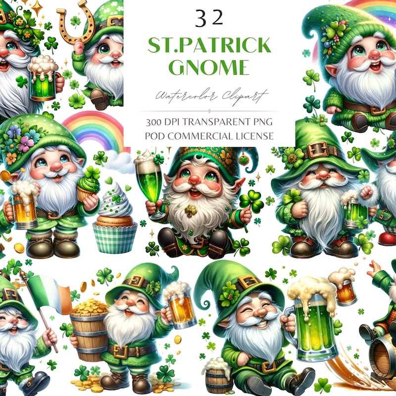 St Patricks Gnomes - Etsy