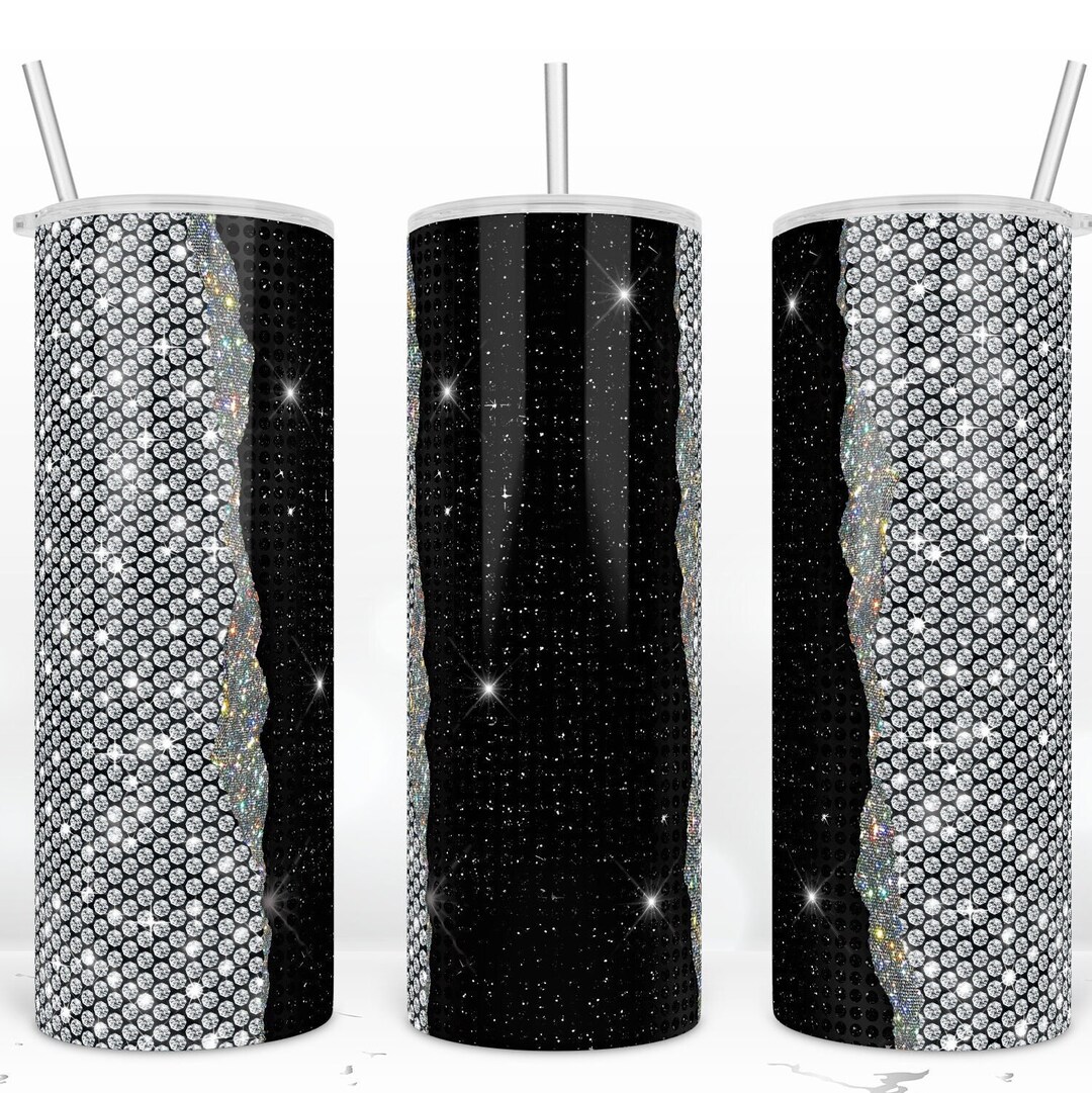 Diamond Tumbler Wrap: Jeweled 20 Oz Skinny Tumbler Design (PNG) - Etsy