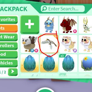 Adopt Me Hawk - Etsy