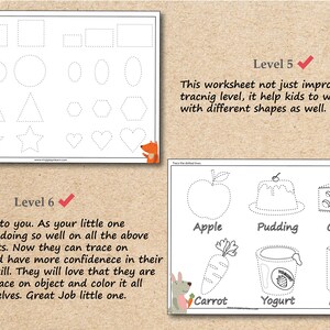 Trace Dotted Lines | Preschool Tracing | Preschool Worksheets - Etsy