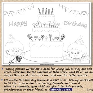 Trace Dotted Lines | Preschool Tracing | Preschool Worksheets - Etsy