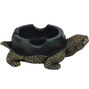 Turtle Ashtray - Cigar Use - Discrete Decoration - Office - Cigarettes ...