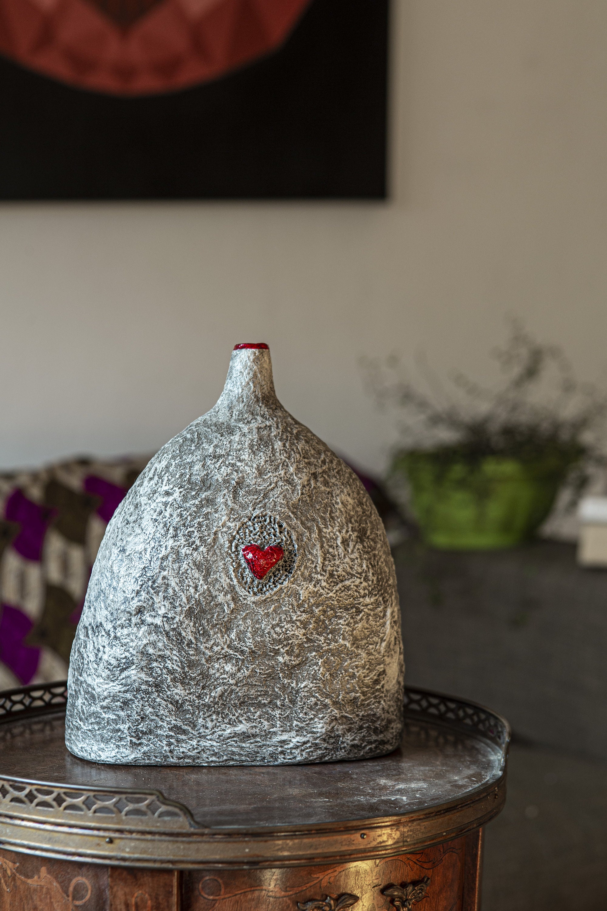 Paper Mache Stone Vase - Etsy