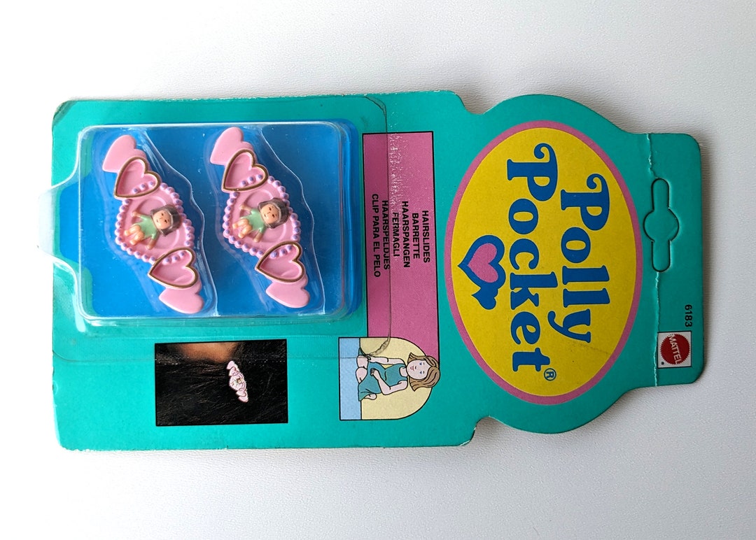 Vintage Polly Pocket Pixies Hairslides 1990 New Sealed Condition - Etsy