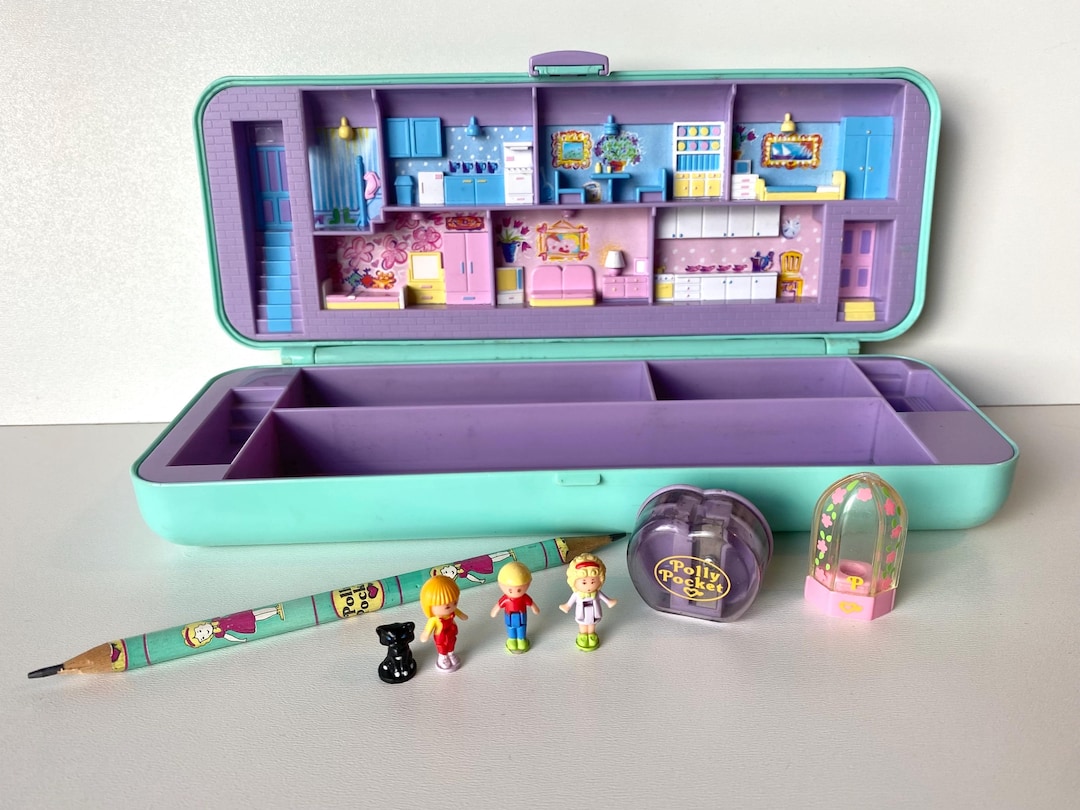 Vintage Polly Pocket Pencil Case. Bluebird Toys 1990 - Etsy