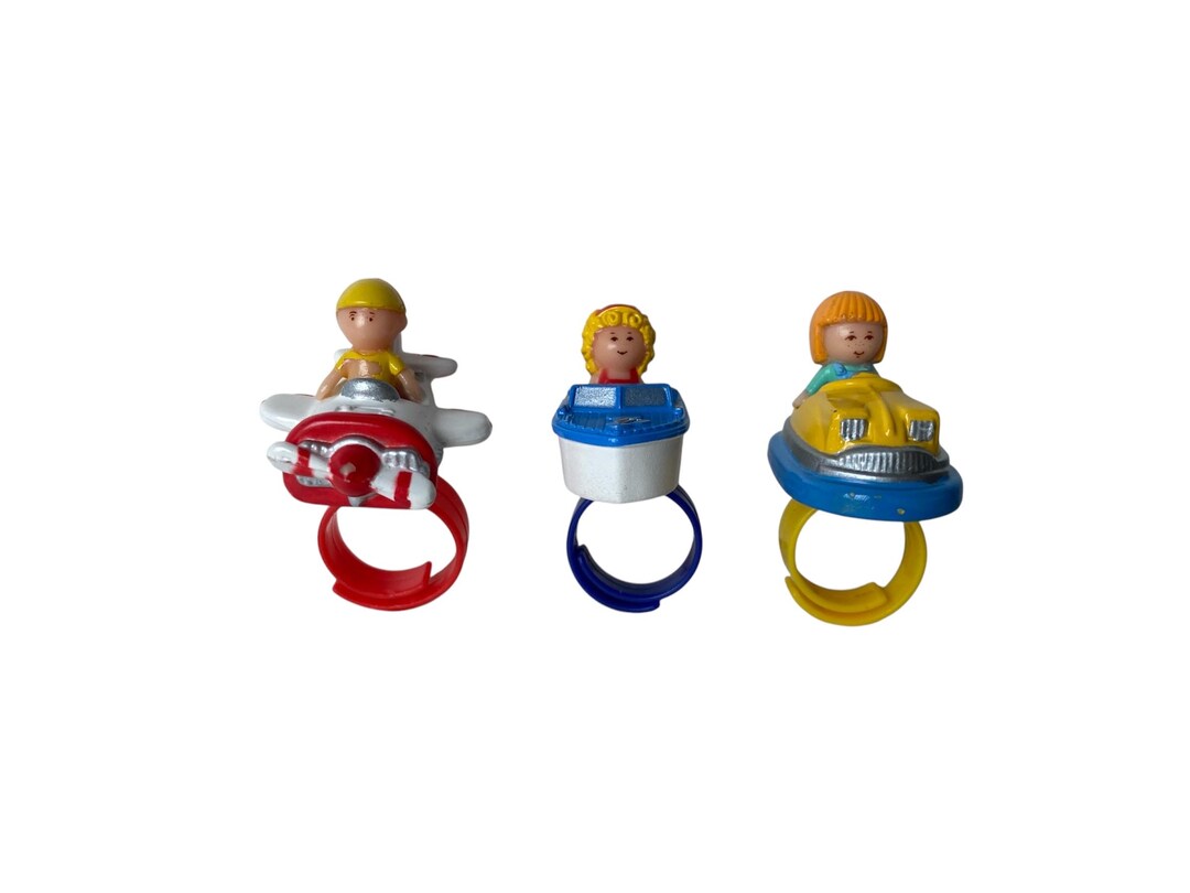 Vintage Polly Pocket Ring Lot - Bluebird Toys. 3 Original Rings - Etsy