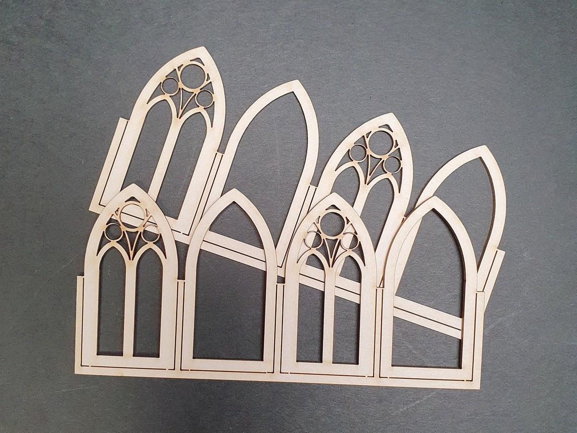 Smaller Cathedral Windows | 28mm | Scale | Tabletop RPG D&D AOS ...