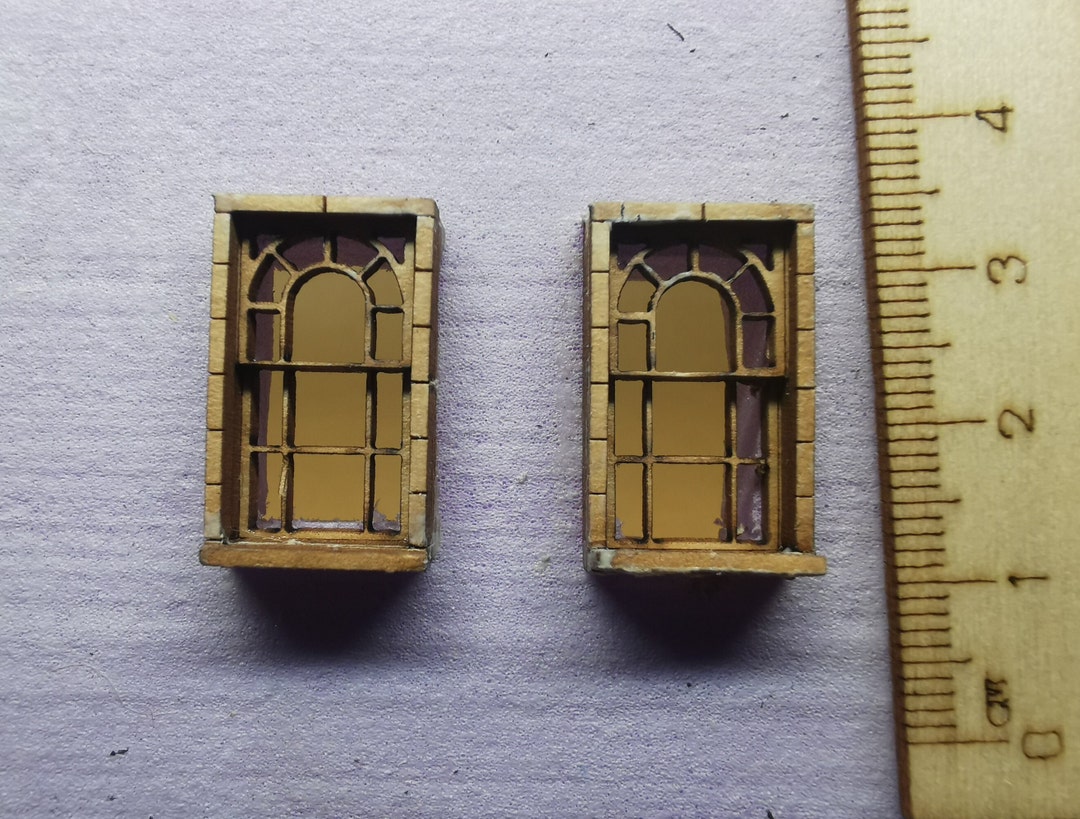 Arched Sash Windows | 28mm | Scale | Tabletop RPG D&D AOS | Terrain ...