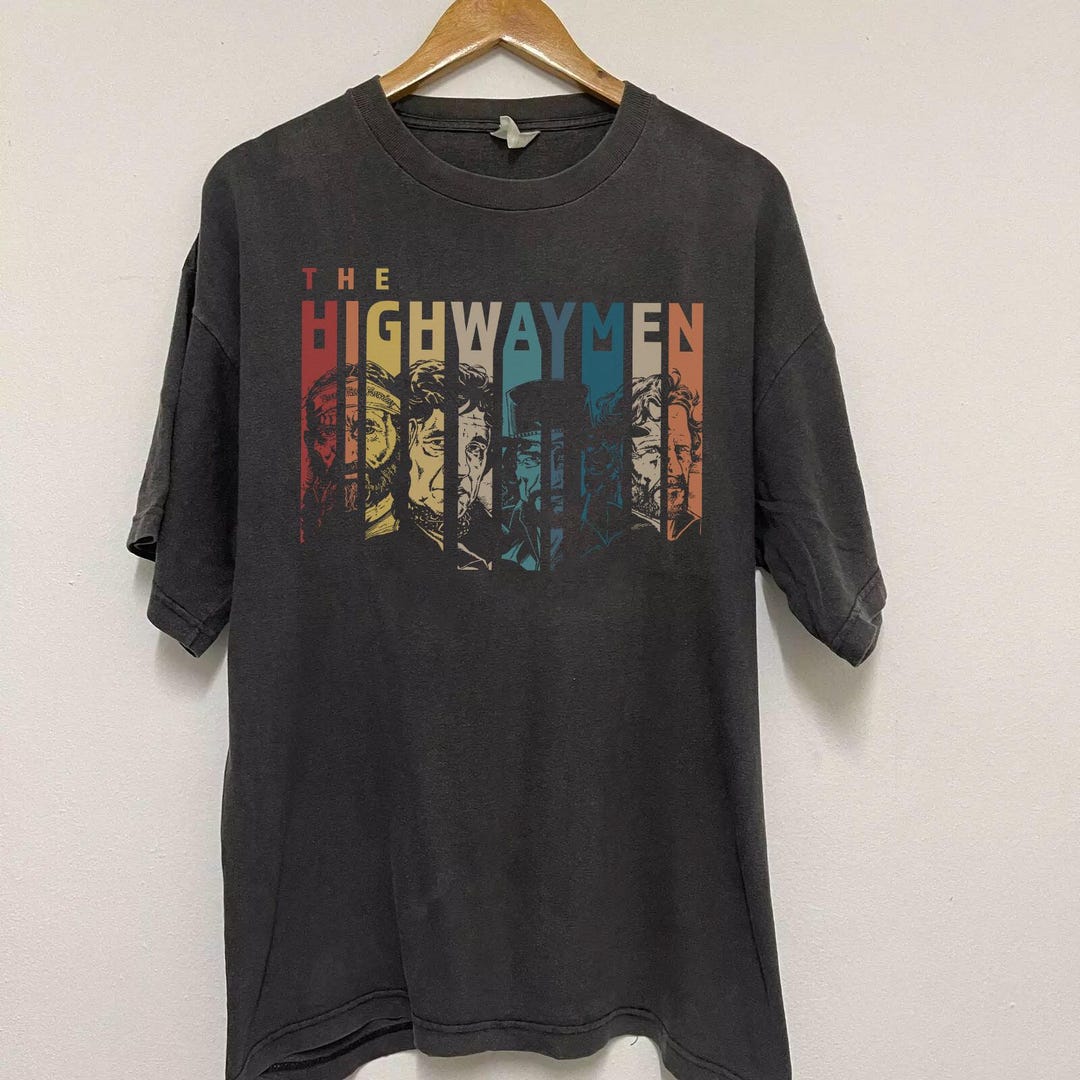 The Highwaymen Band Vintage T-shirt, the Highwaymen Shirt, Music Retro ...