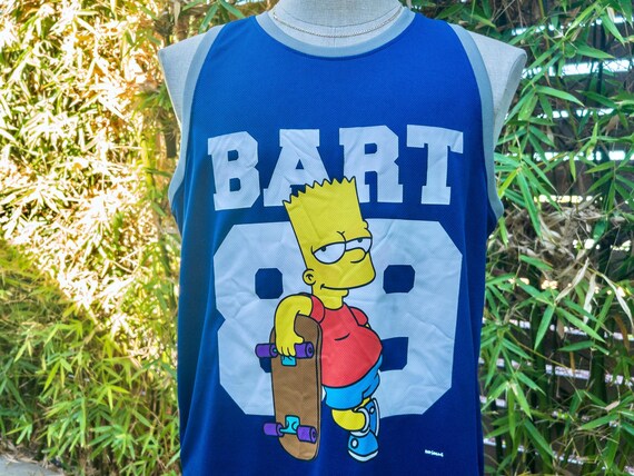 BART SIMPSON #89 Vintage Basketball Jersey Size Mediu… - Gem