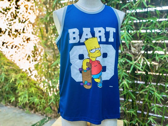 BART SIMPSON #89 Vintage Basketball Jersey Size Mediu… - Gem