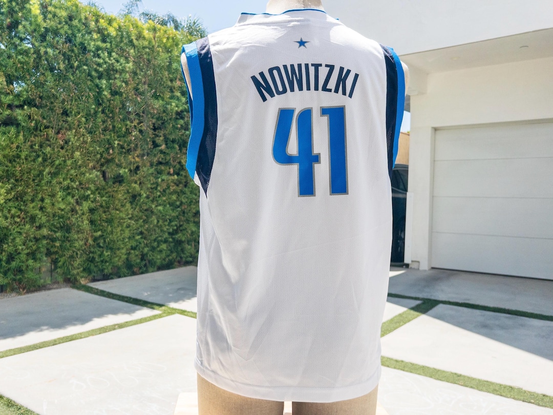 DIRK NOWITZKI #41 Dallas Mavericks Nba Vintage Basketball Jersey by ...