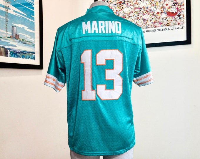 DAN MARINO #13 Miami Dolphins Vintage Football Jersey (nfl) by Mitchell ...