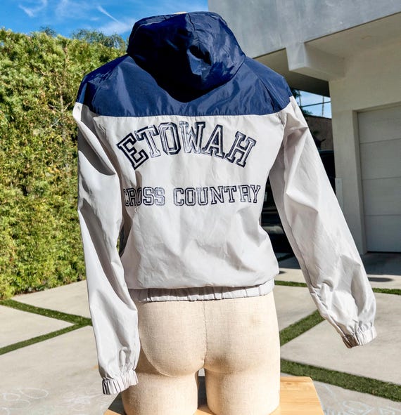 ETOWAH Cross Country Vintage Windbreaker Size Medium … - Gem