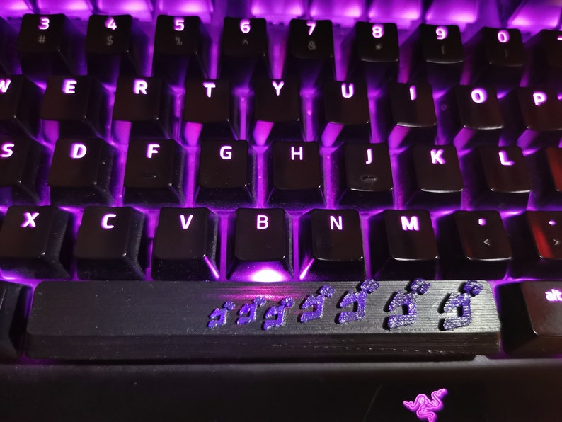 Menacing Anime Custom Mechanical Keyboard Keycap to Fit Cherry - Etsy