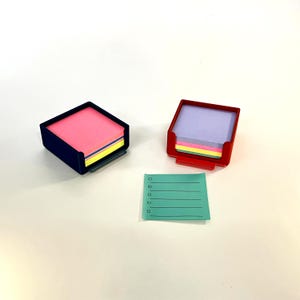 3D Printed Post It - Holder & Stencil - Etsy