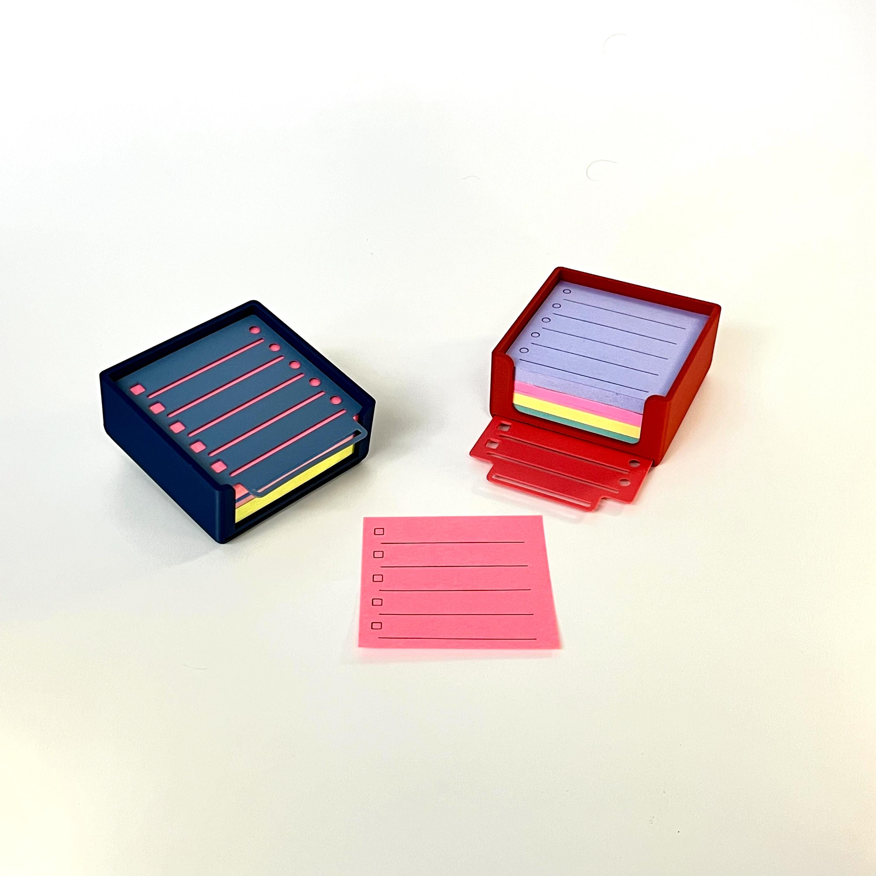 3D Printed Post It - Holder & Stencil - Etsy
