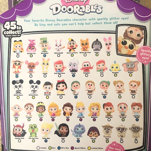 Disney Doorables Series 1-3 Common Rare Ultra Rare and - Etsy