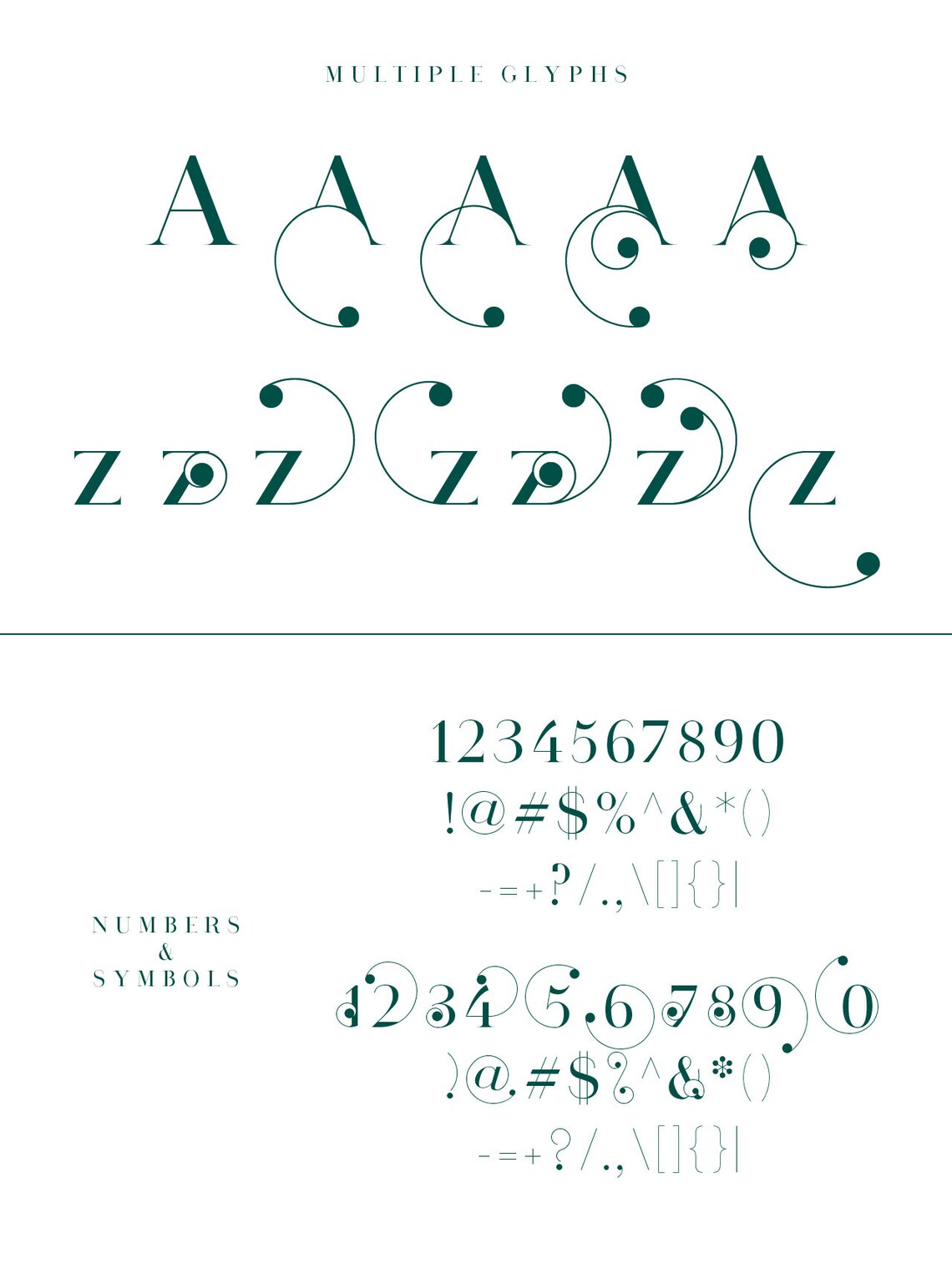 Peacock Display Font - Etsy