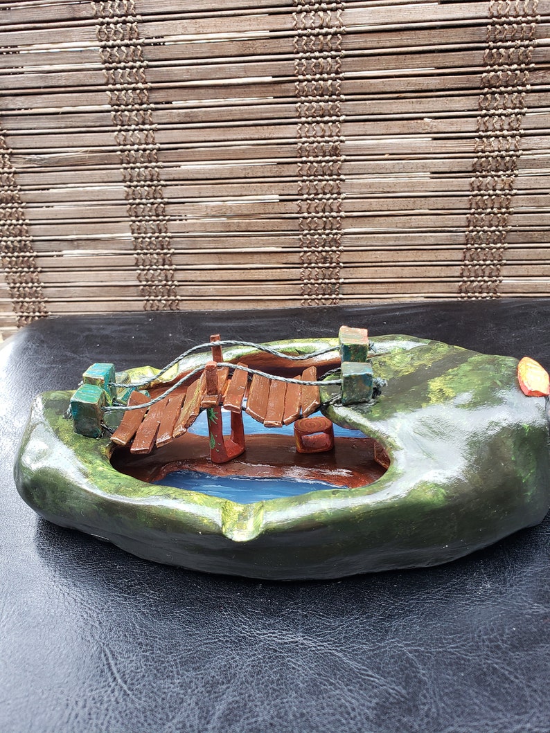 Bridge to Nowhere Handmade Unique Ashtray Number 16 in - Etsy