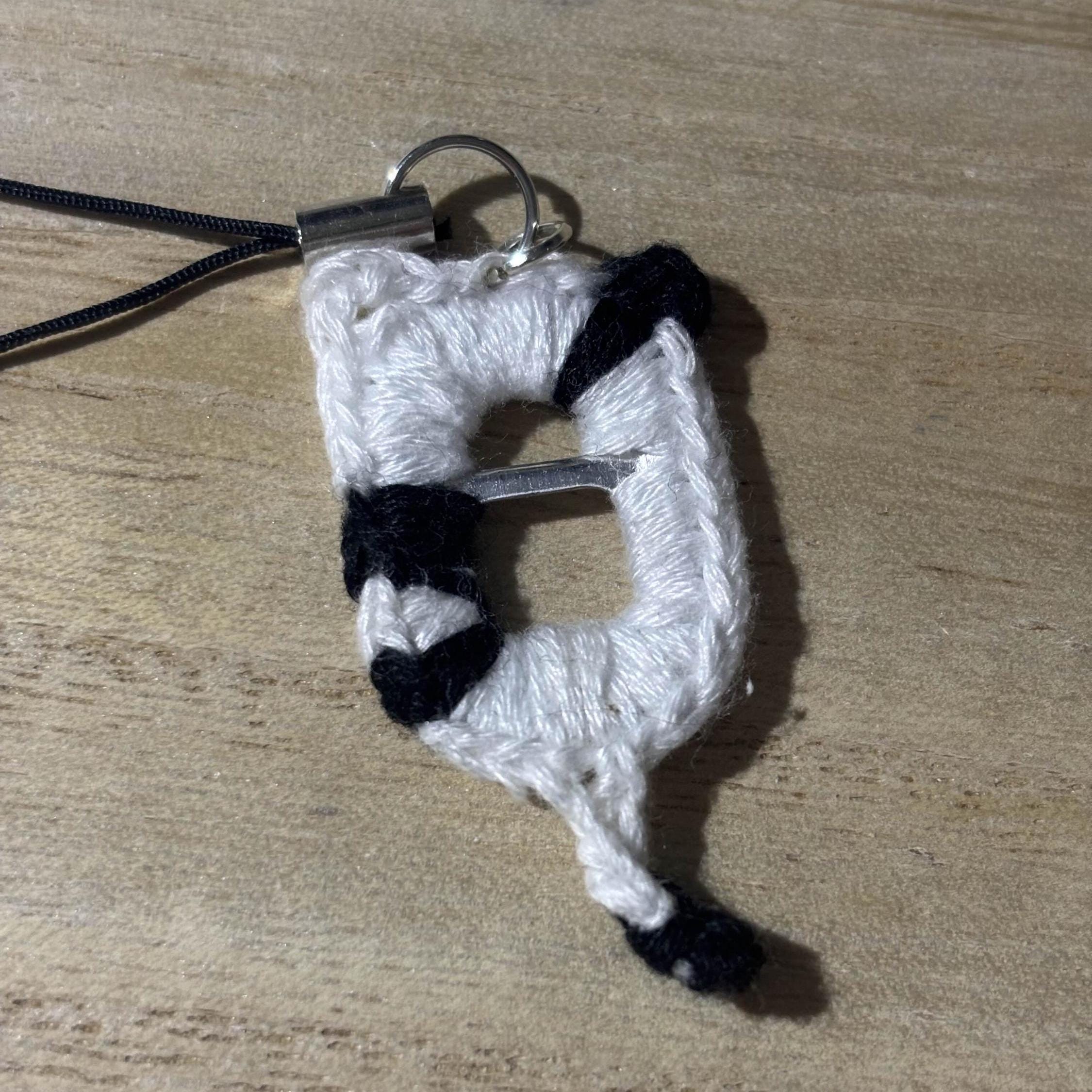 Tabby Cat Crochet Phone Charm | Crochet | Recycled Art | Handmade - Etsy