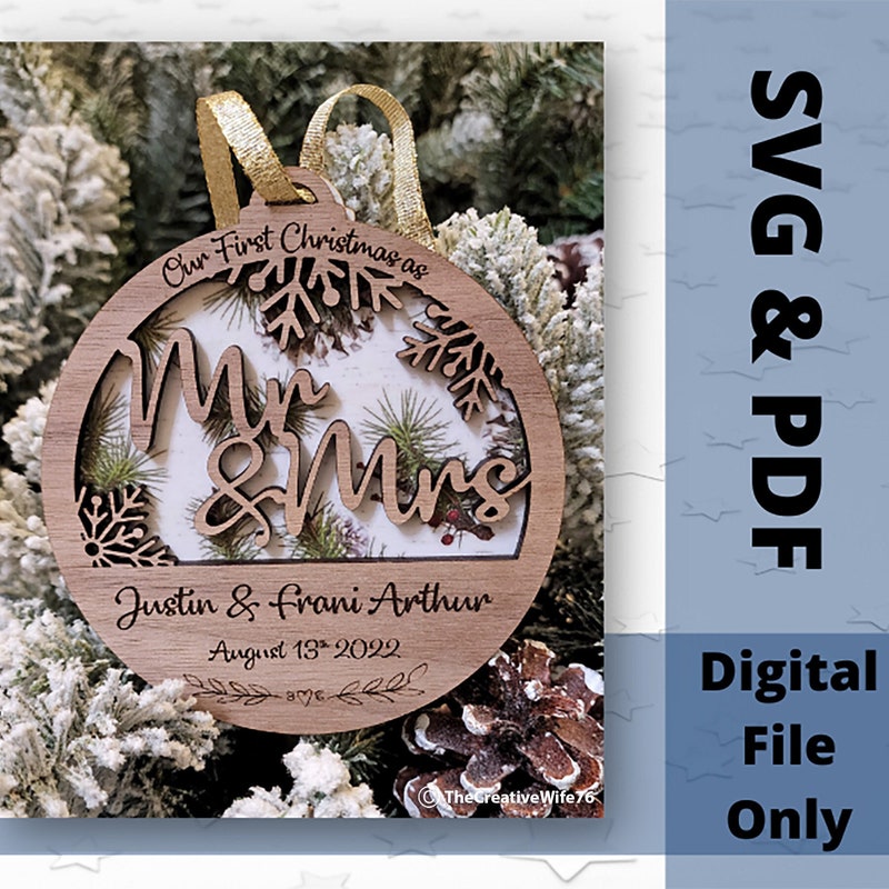 Our First Ornaments Svg - Etsy