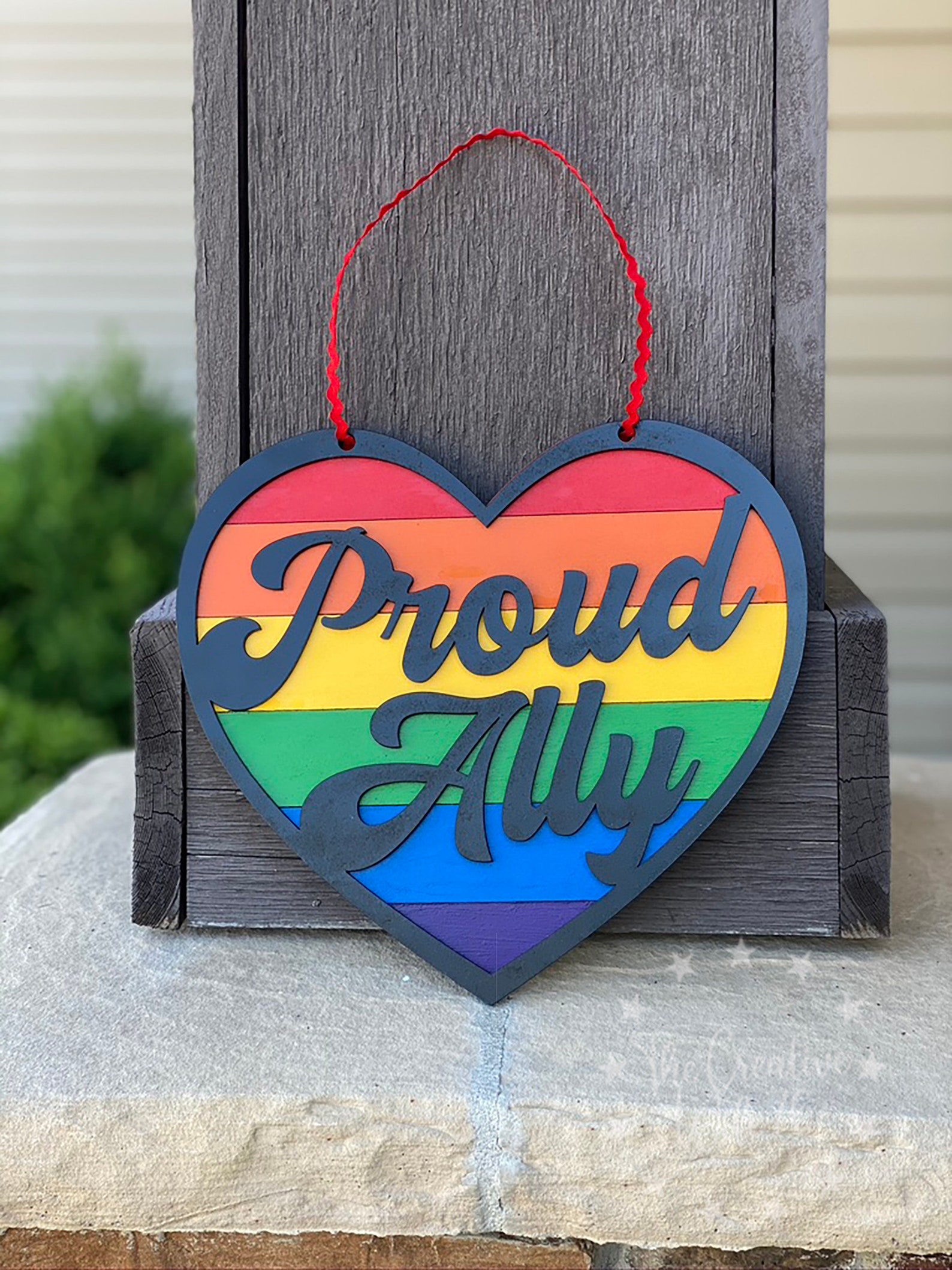 LGBTQIA Proud Ally Sign no Physical Item Digital Laser - Etsy