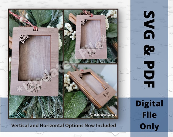 Personalizable Wallet Sized Photo Ornament Vertical & - Etsy