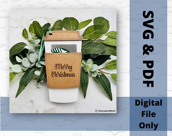 Coffee Gift Card Holder Multiple Holiday Edition With | Etsy